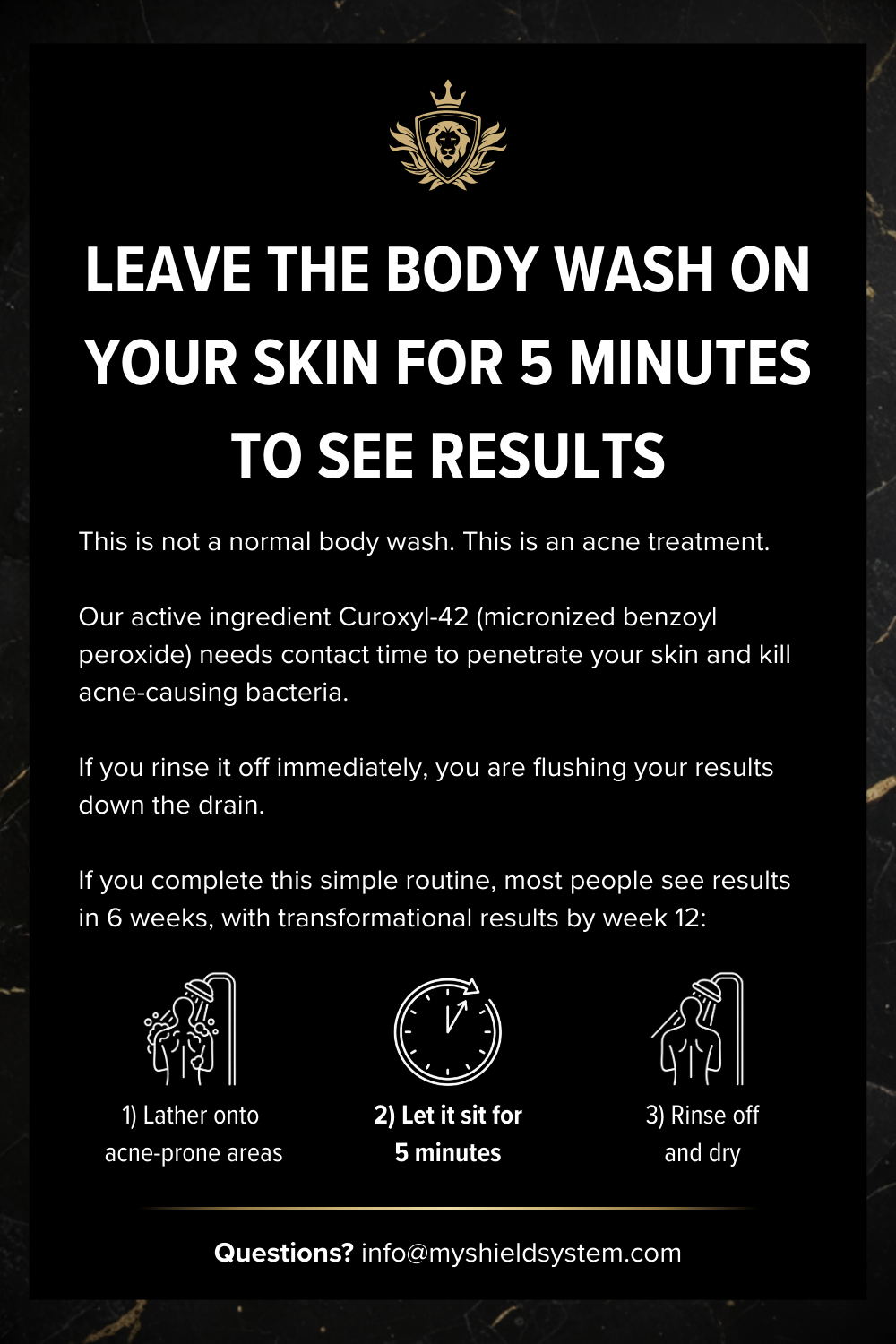 Body Wash Instructions – Shield